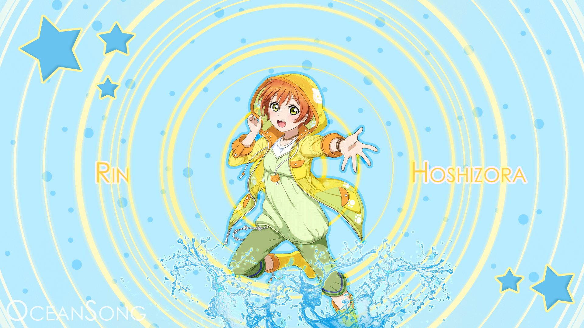 Rin Love Live Background - 1920x1080 Wallpaper - teahub.io