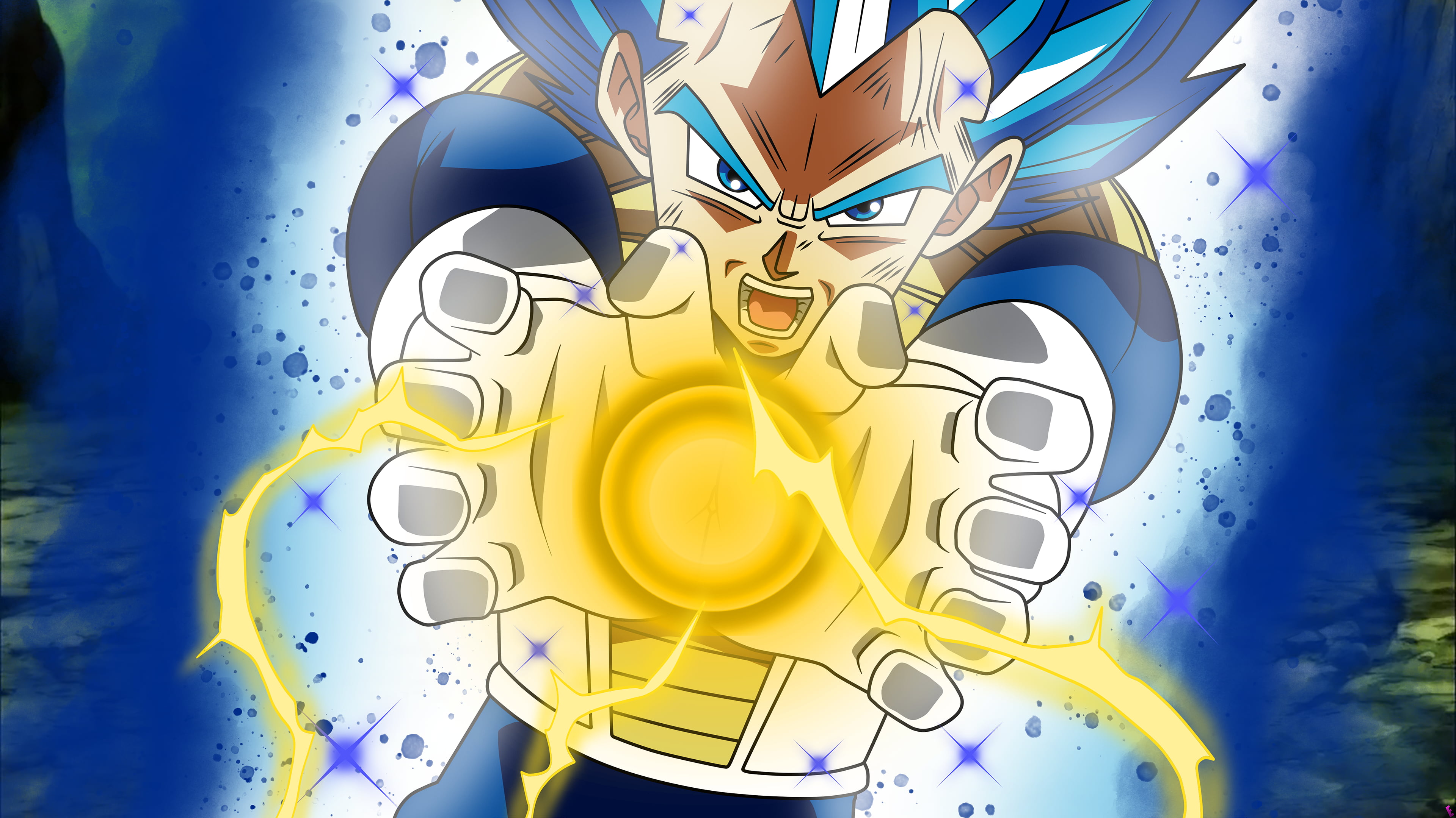 Vegeta Ssj Blue Full Power - 3840x2160 Wallpaper - teahub.io
