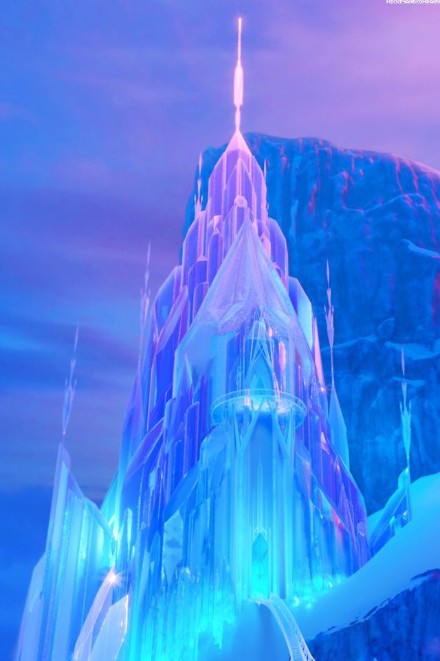 Disney, Frozen, And Castle Image - Elsa Castle - 640x960 Wallpaper ...