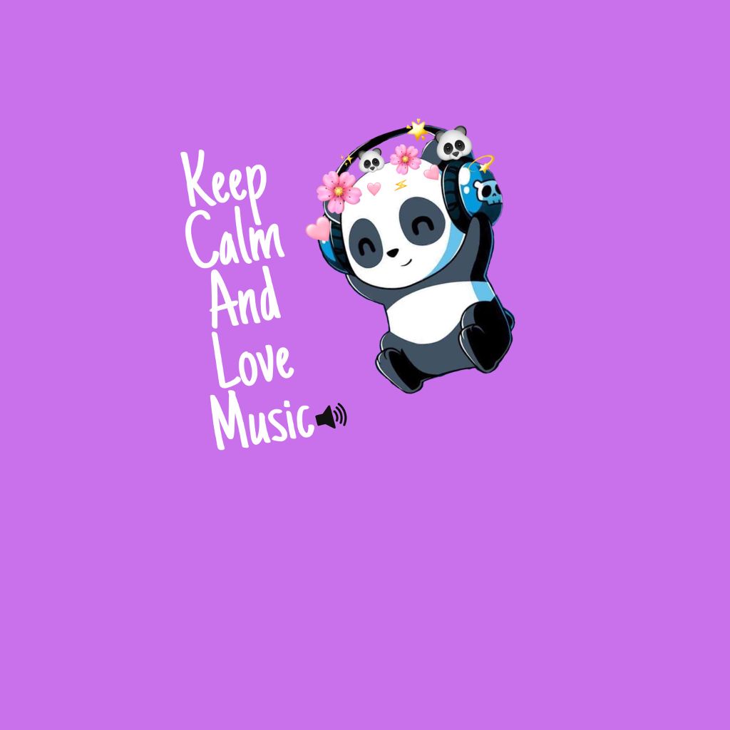 Panda Wallpaper Violet - 1024x1024 Wallpaper - teahub.io