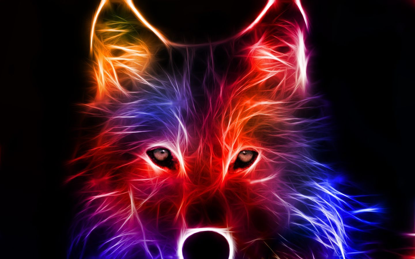 Imagen De Lobo En Color - 1440x900 Wallpaper - teahub.io