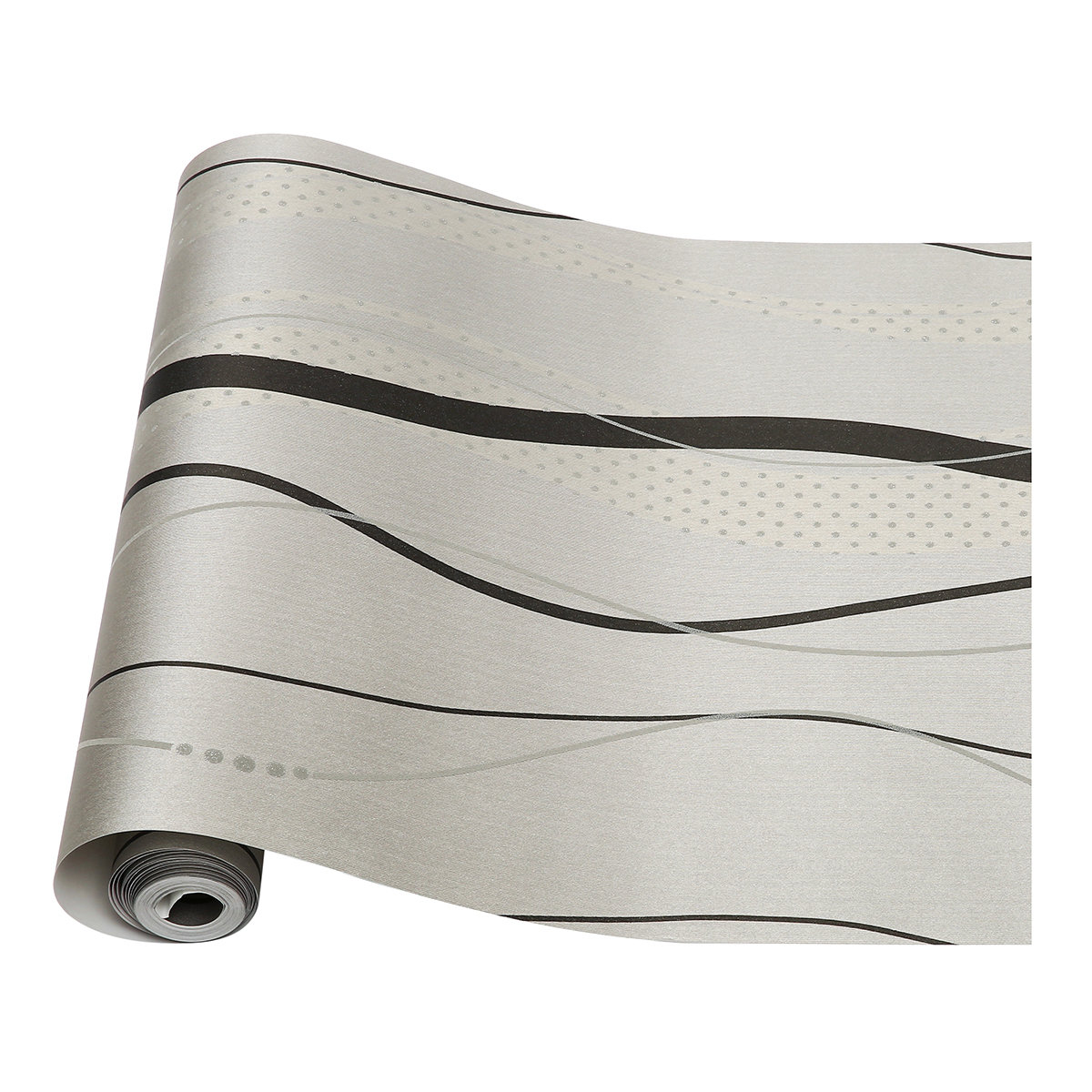 10m 3d Flocking Wave Stripes Embossed Non-woven Flocking - Paper ...