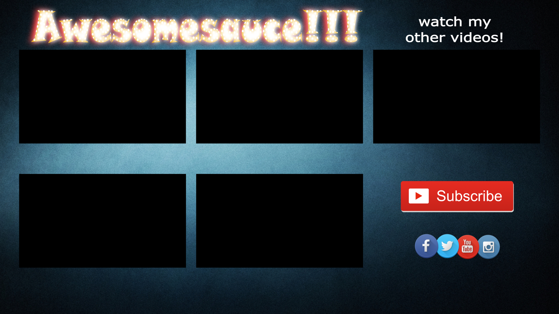 Youtube Outro Template - 1920x1080 Wallpaper - teahub.io