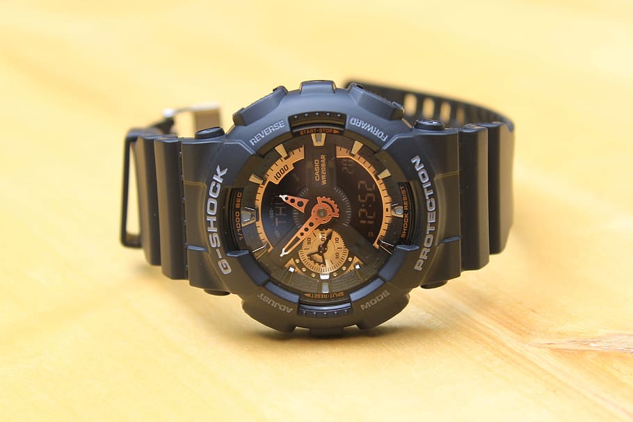 Black Casio G-shock At - 910x607 Wallpaper - teahub.io