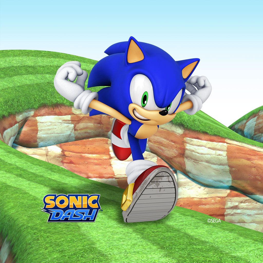 Sonic Dash - 1024x1024 Wallpaper - teahub.io