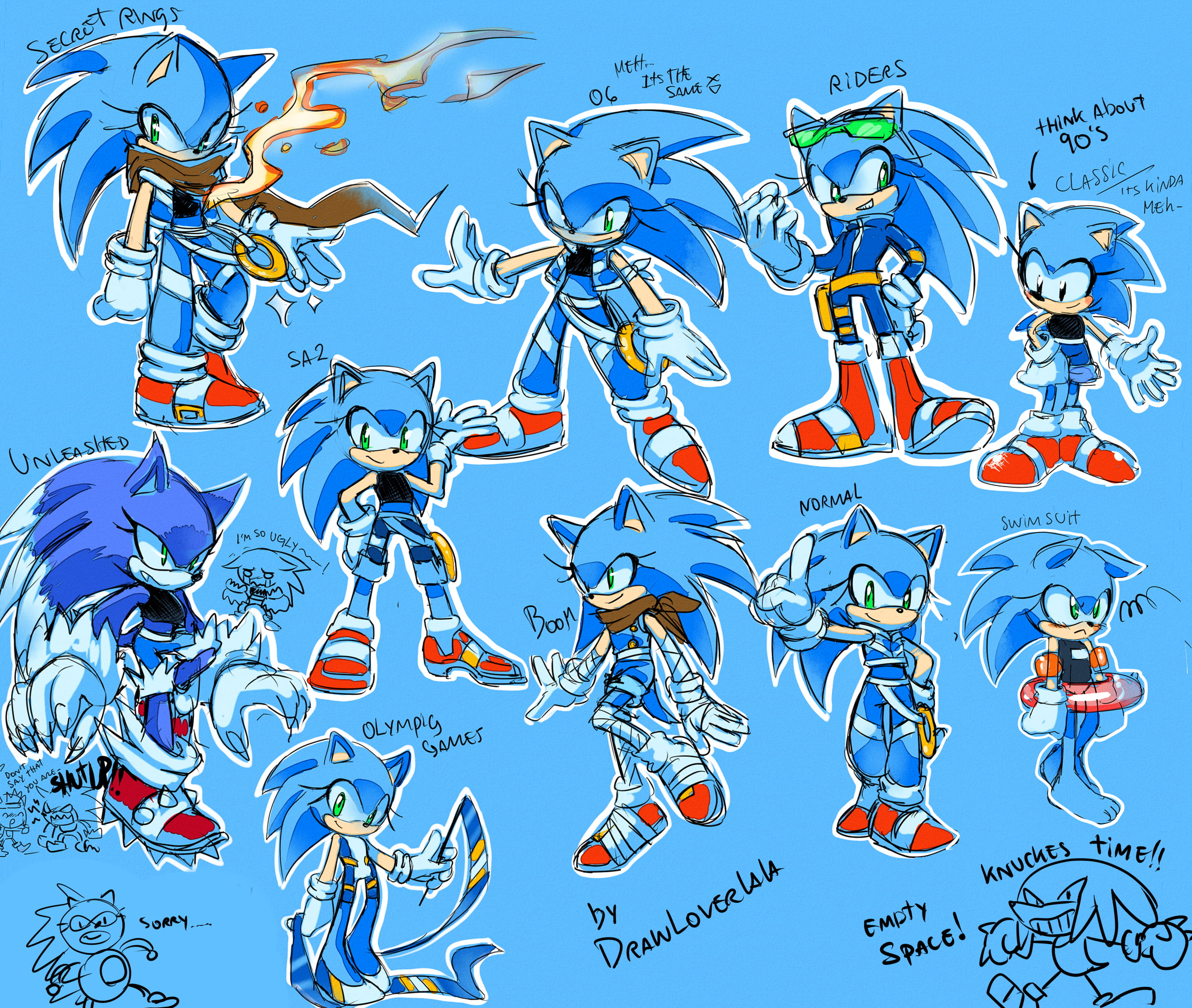 Sonic The Hedgehog Gender Swap - 2600x2200 Wallpaper - teahub.io
