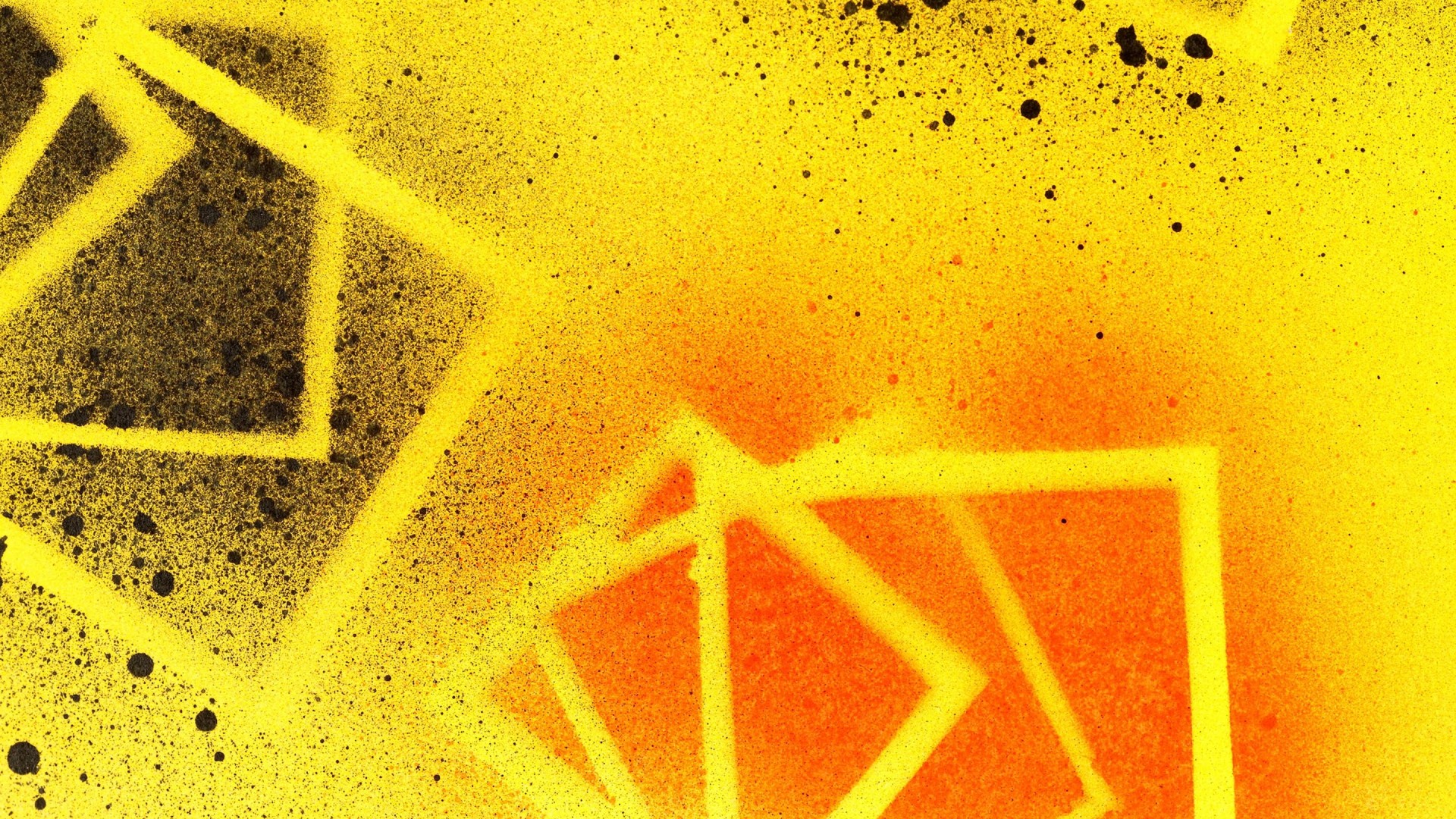 Yellow Abstract Desktop Wallpaper