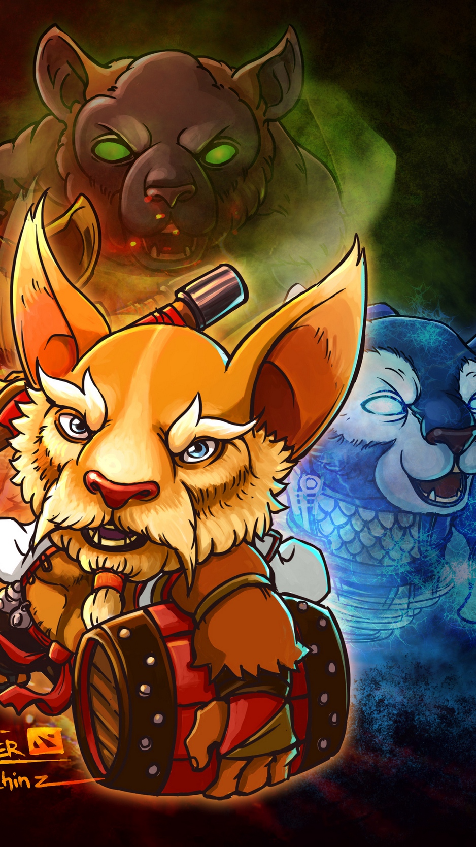 Download Wallpaper Mangix, Brewmaster, Dota 2, Primal Split - Dota 2 ...