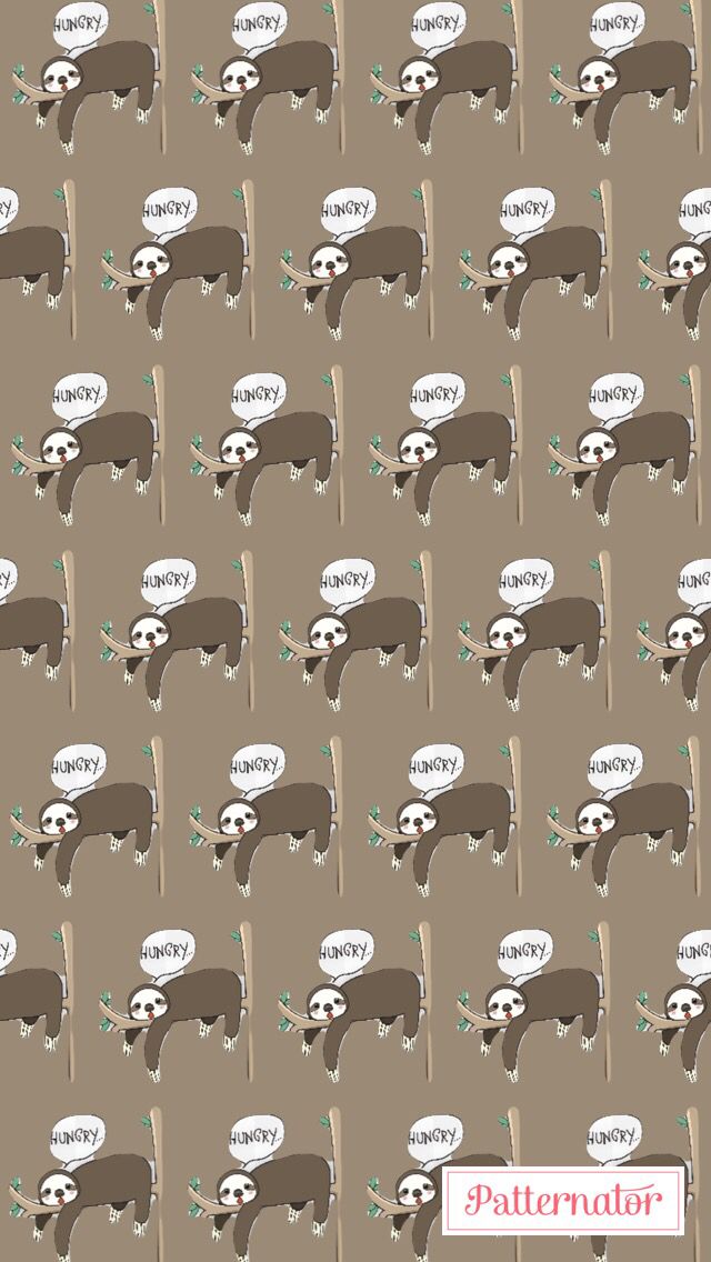 Cute Sloth Iphone Background - 640x1136 Wallpaper - teahub.io