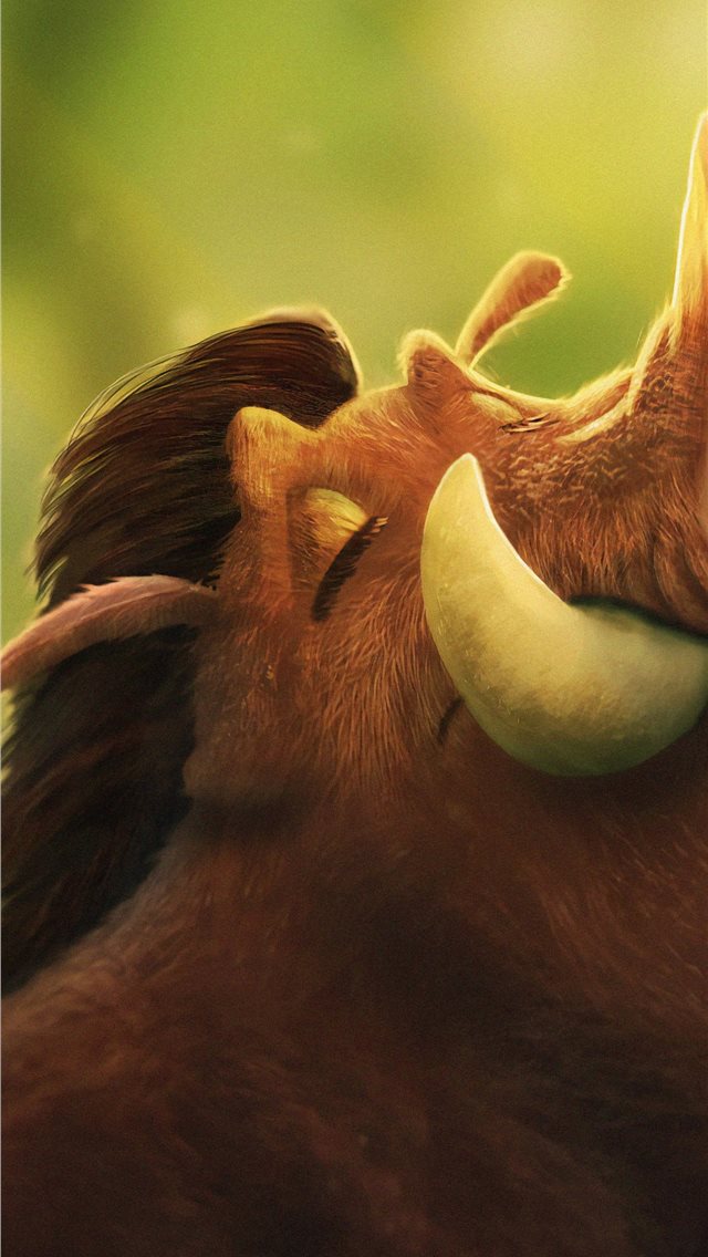 Pumbaa 4k 2019 Iphone Wallpaper - Pumba Fanart - 640x1136 Wallpaper ...