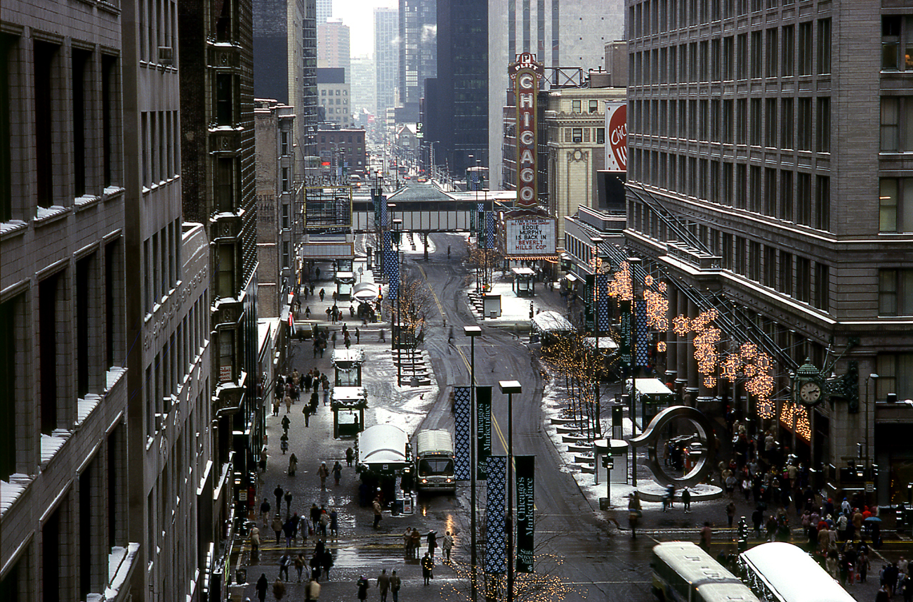 Free Wallpaper State Street In The 1980s - State Street Chicago 1980s ...
