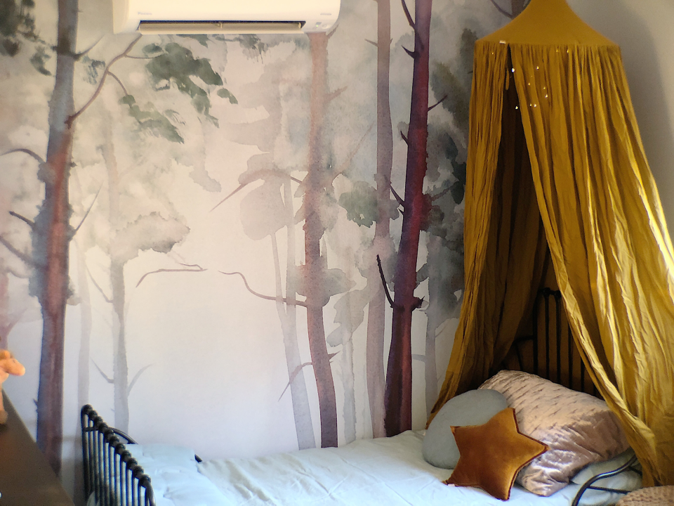 Watercolor Forest Wallpaper Mural - 960x720 Wallpaper - teahub.io