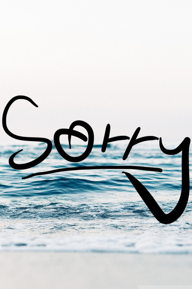 Sorry Wallpaper In Hd - 768x1152 Wallpaper - teahub.io