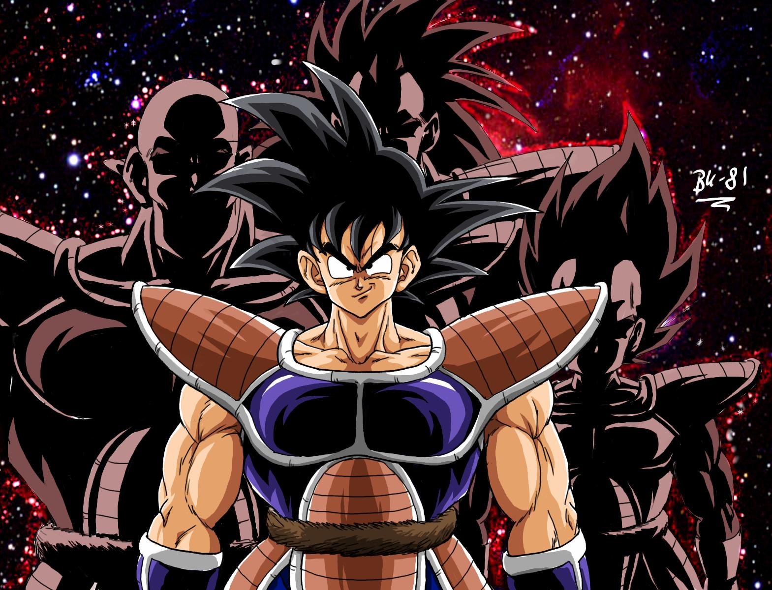 Goku Vegeta Nappa Raditz - 1569x1200 Wallpaper - teahub.io