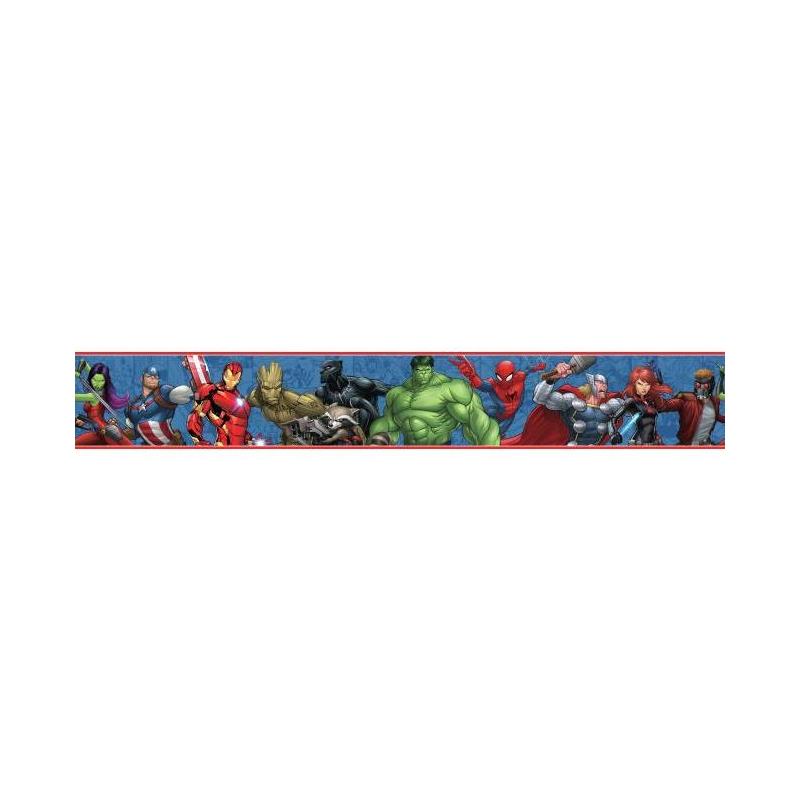 Dy0263bd Marvel Characters Border By York Wallcove - 800x800 Wallpaper ...