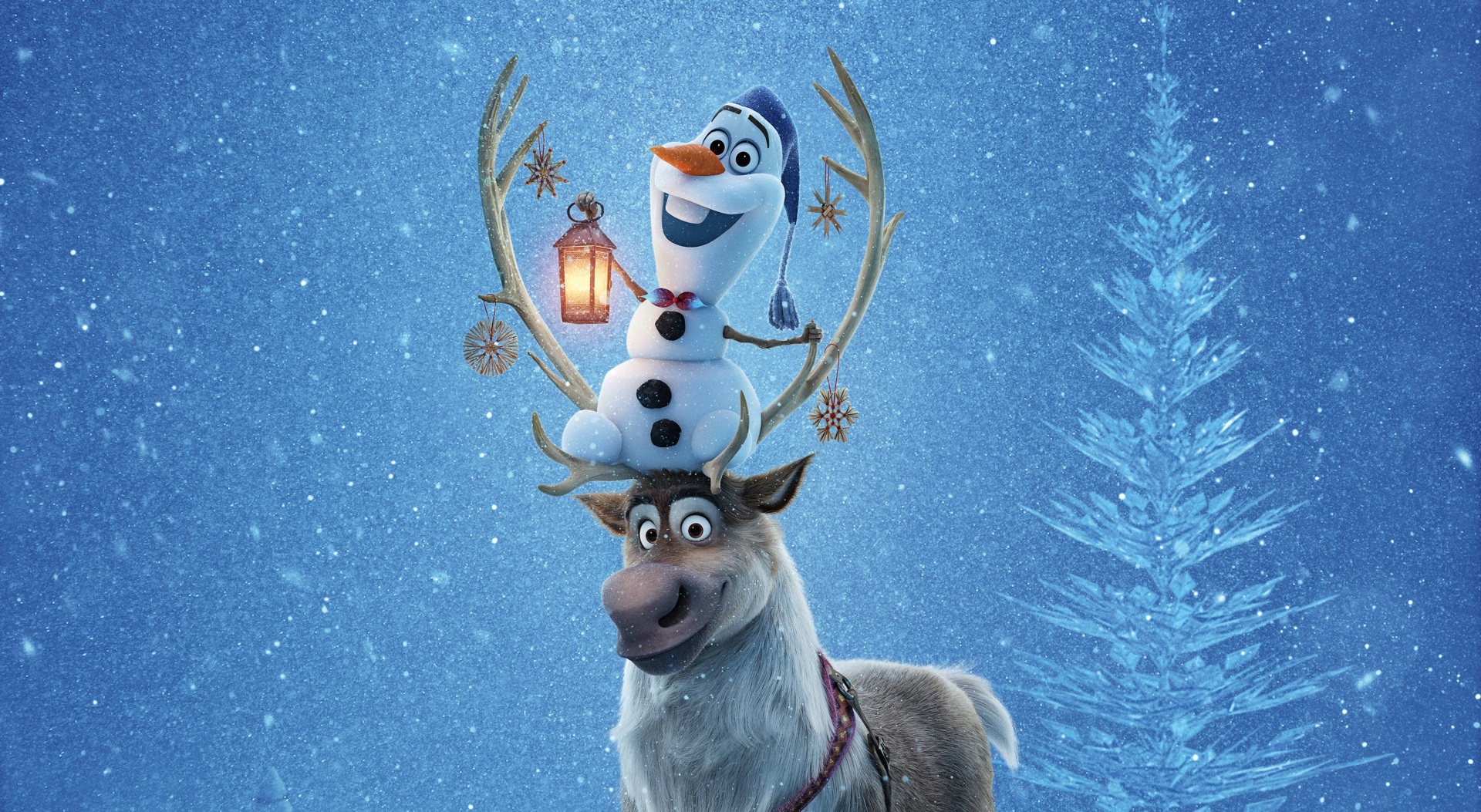 Olaf Y Sven Frozen - 1920x1053 Wallpaper - teahub.io