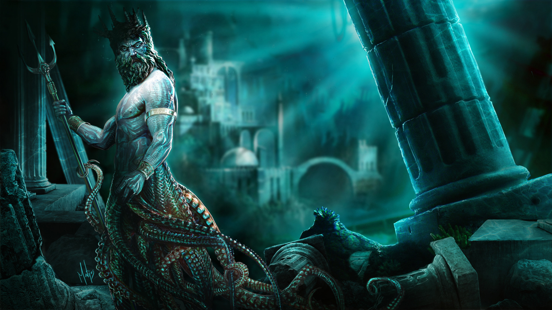 Atlantis King Concept Art - 1920x1080 Wallpaper - teahub.io