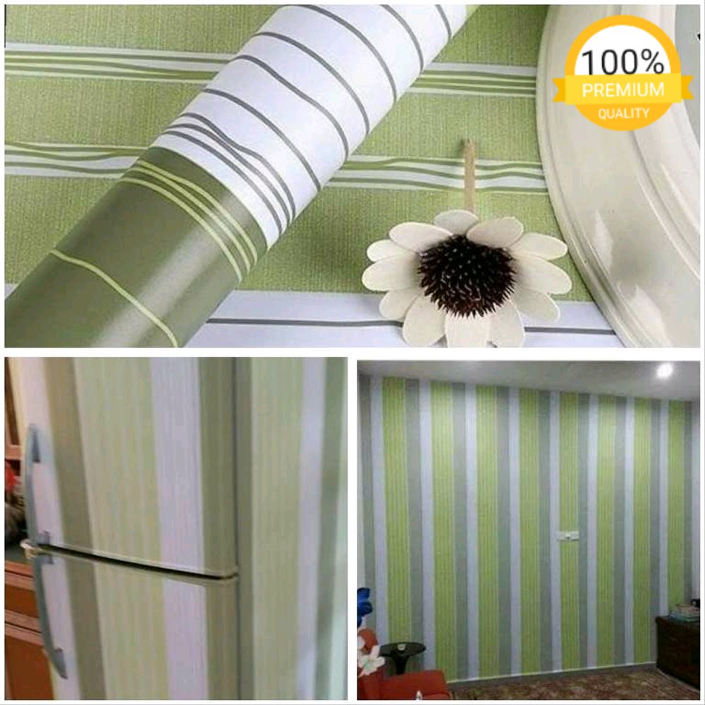 Termurah Grosir Wallpaper Sticker Dinding Salur Putih - Stiker Dinding ... Termurah Grosir Wallpaper Sticker Dinding Salur Putih - Stiker Dinding ...
