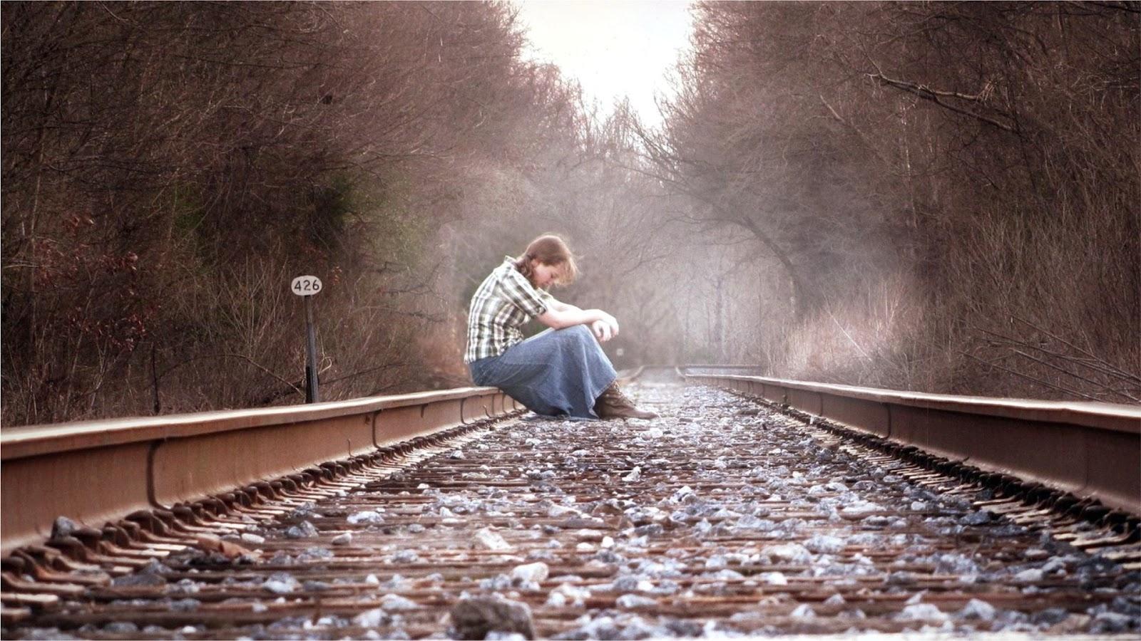 Sad Heart Touch Alone - 1600x900 Wallpaper - teahub.io