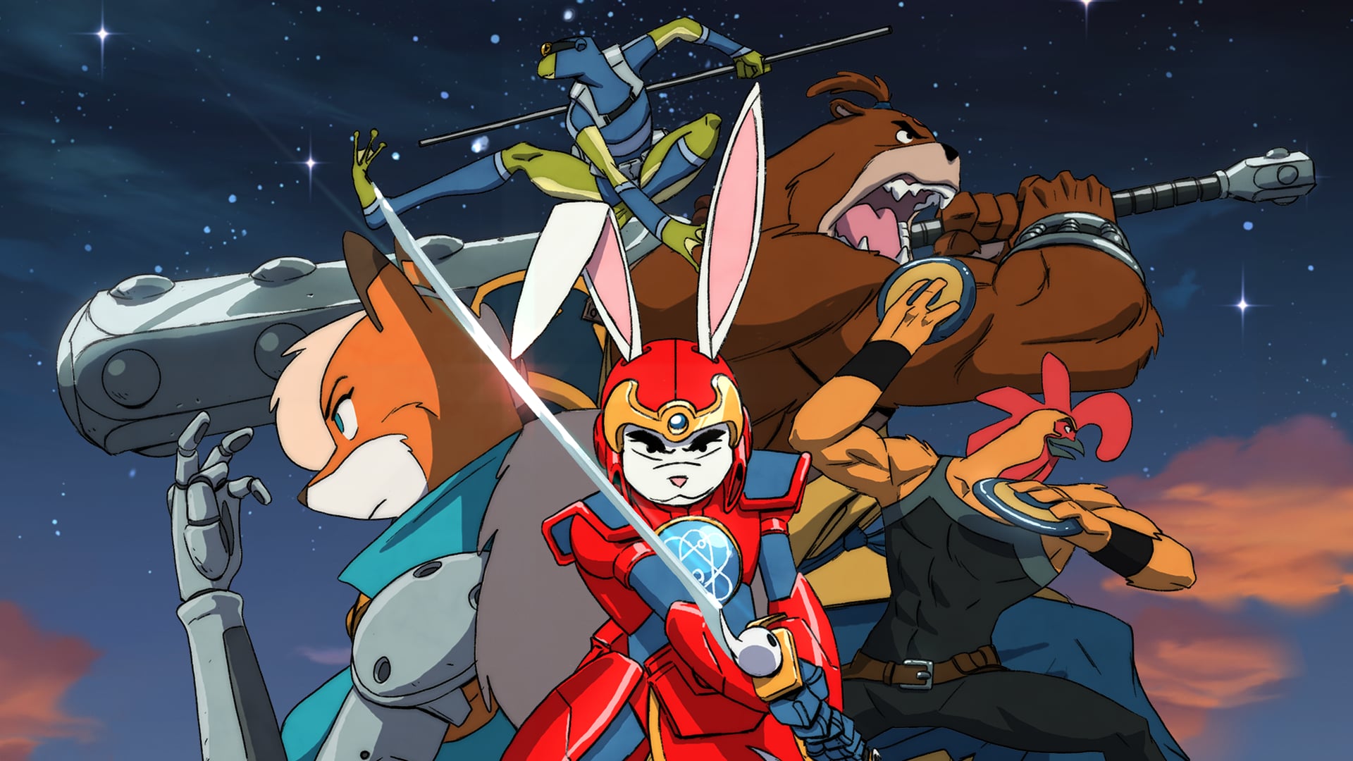 Super Turbo Atomic Ninja Rabbit - 1920x1080 Wallpaper - teahub.io