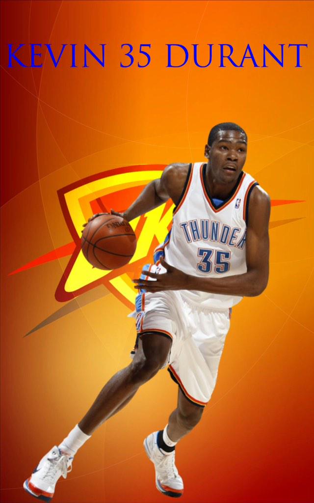 Okc Thunder Wall Stickers - 640x1024 Wallpaper - teahub.io