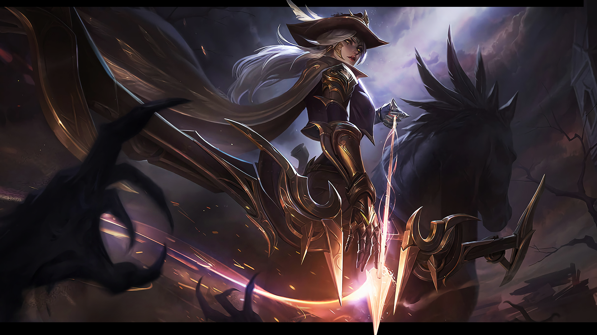 Ashe Skin High Noon - 1920x1080 Wallpaper - teahub.io