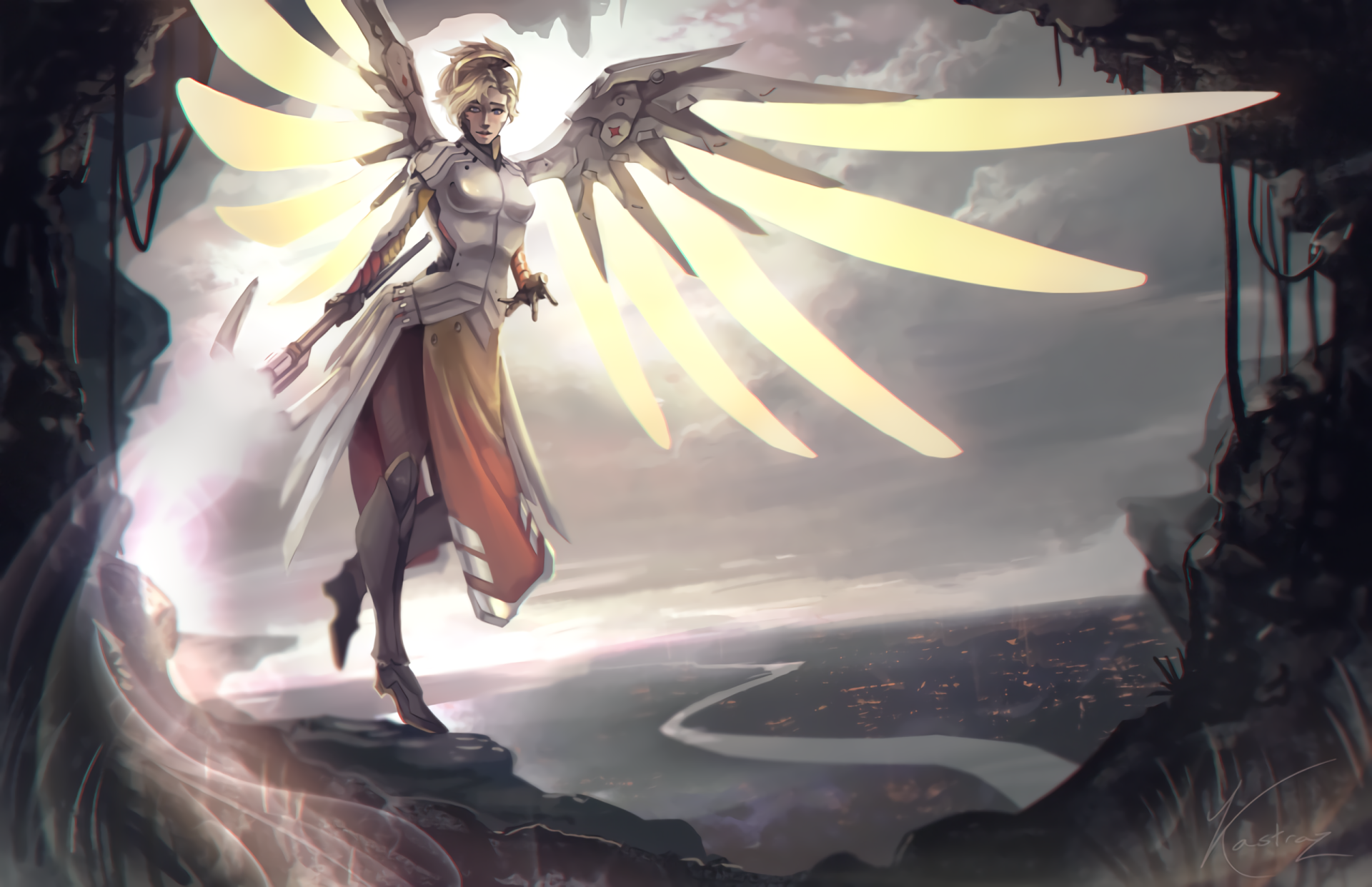 Overwatch Hd Wallpapers Mercy - 1920x1242 Wallpaper - teahub.io