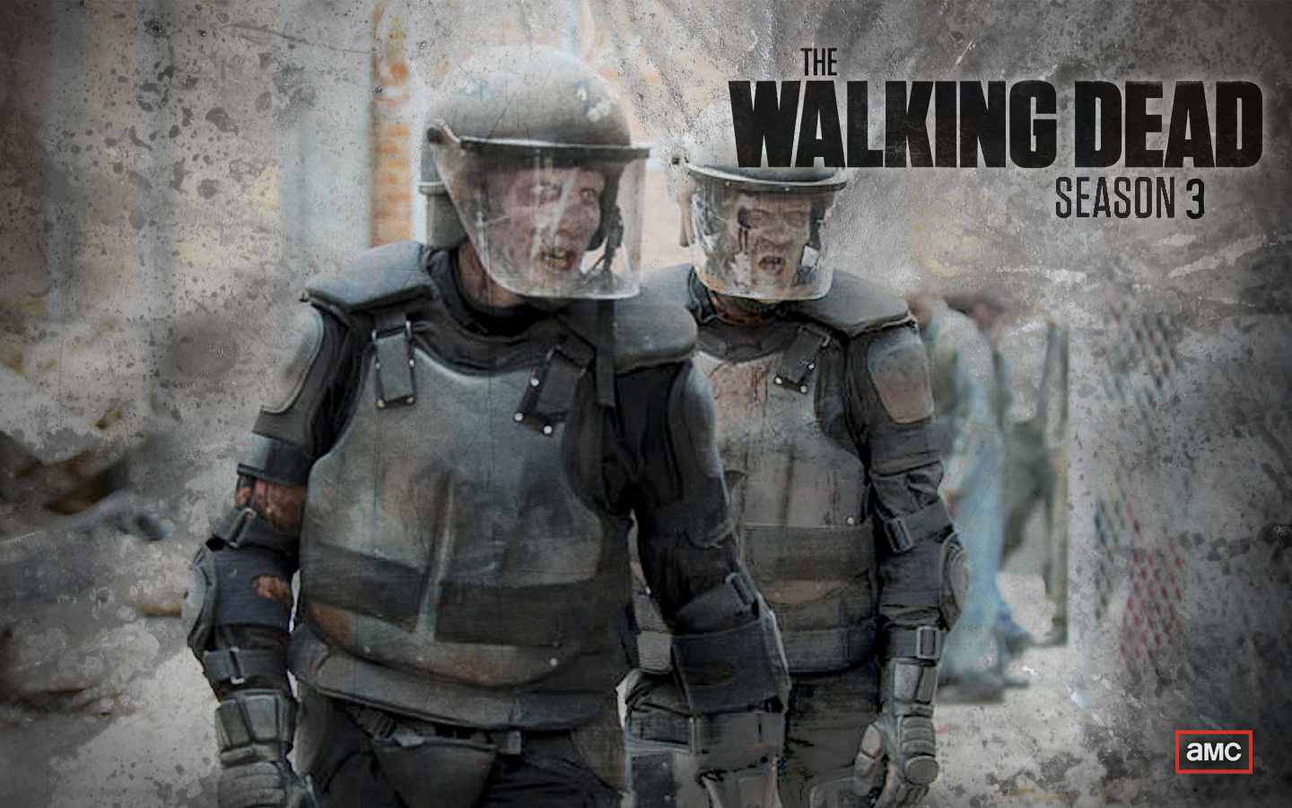 Walking Dead Riot Gear Zombie - 1440x900 Wallpaper - teahub.io