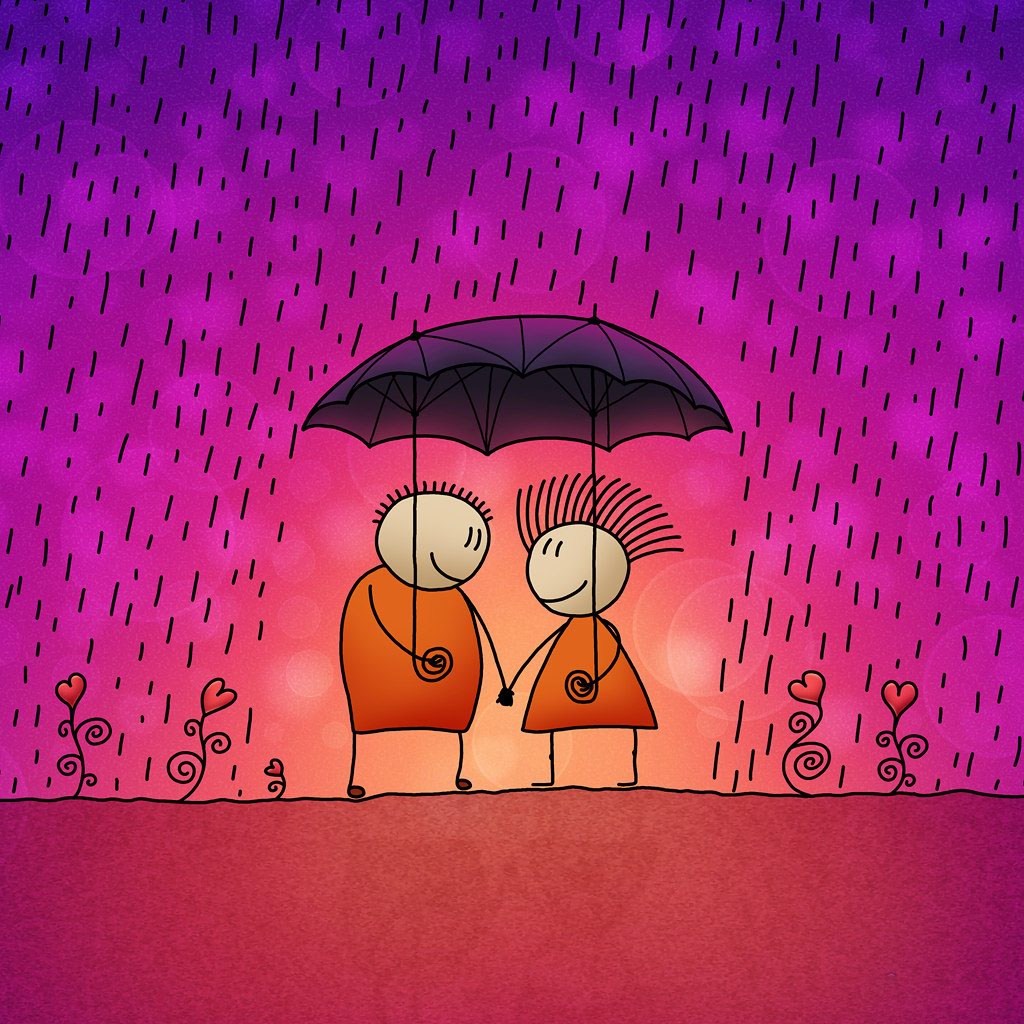 Rain Mobile Wallpapers Hd - 1024x1024 Wallpaper - teahub.io