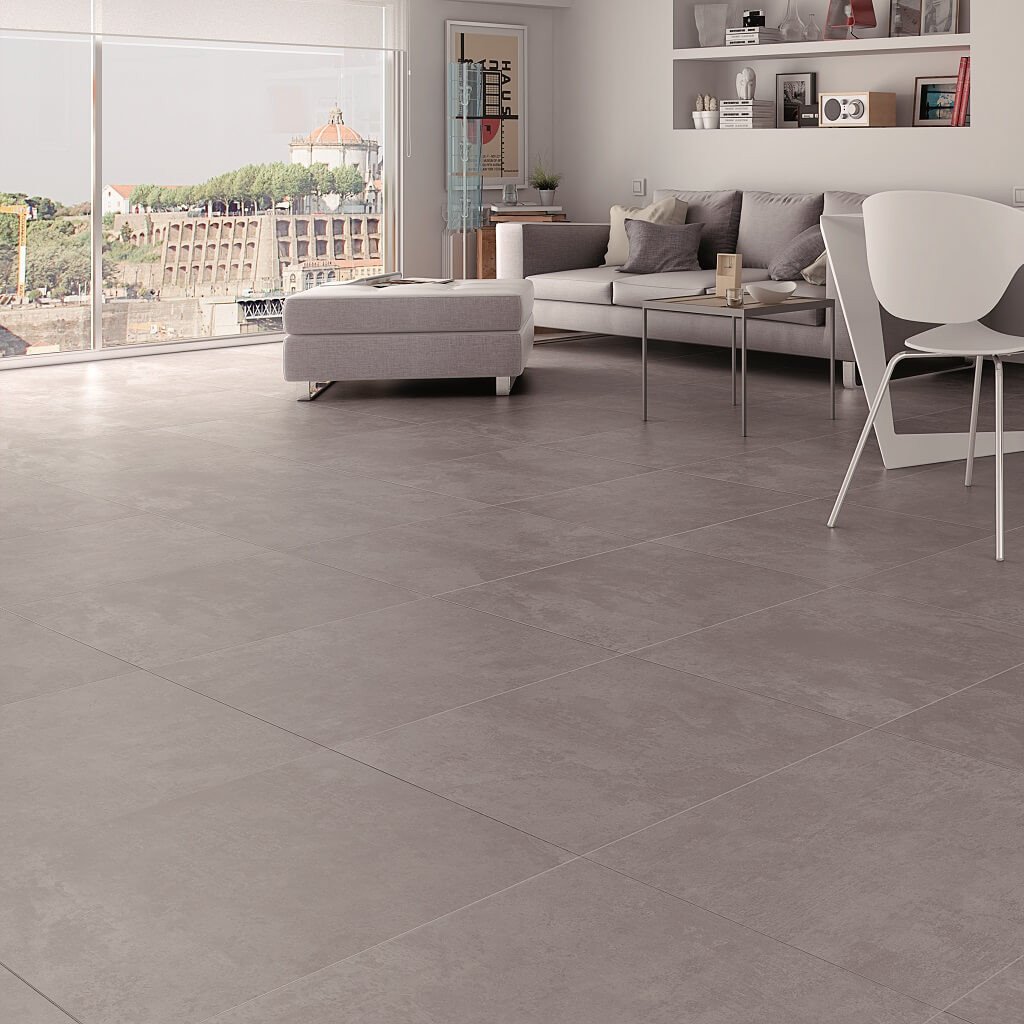 Large Matt Grey Floor Tiles - 1024x1024 Wallpaper - teahub.io