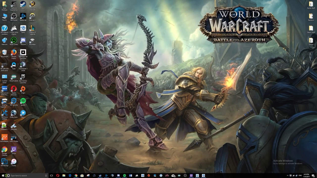 Wow Battle For Azeroth Gif - 1280x720 Wallpaper - teahub.io