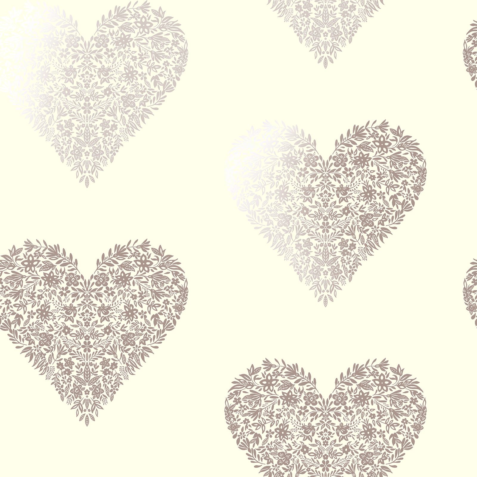 Cream Heart Wall Paper - 1600x1600 Wallpaper - teahub.io