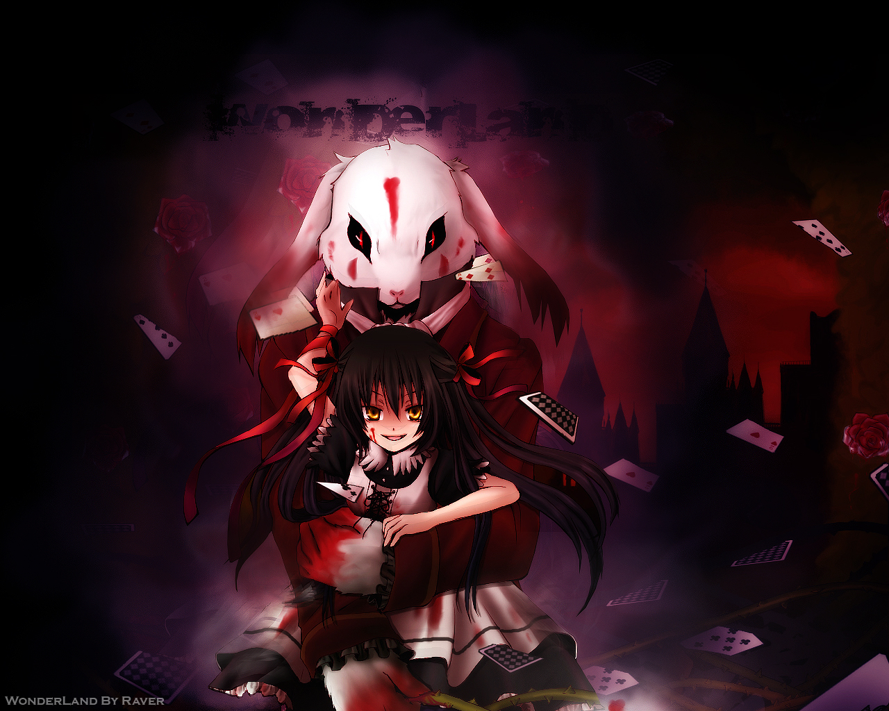 Anime Wallpaper style Width - White Rabbit Egypt Central - 1280x1024 ...