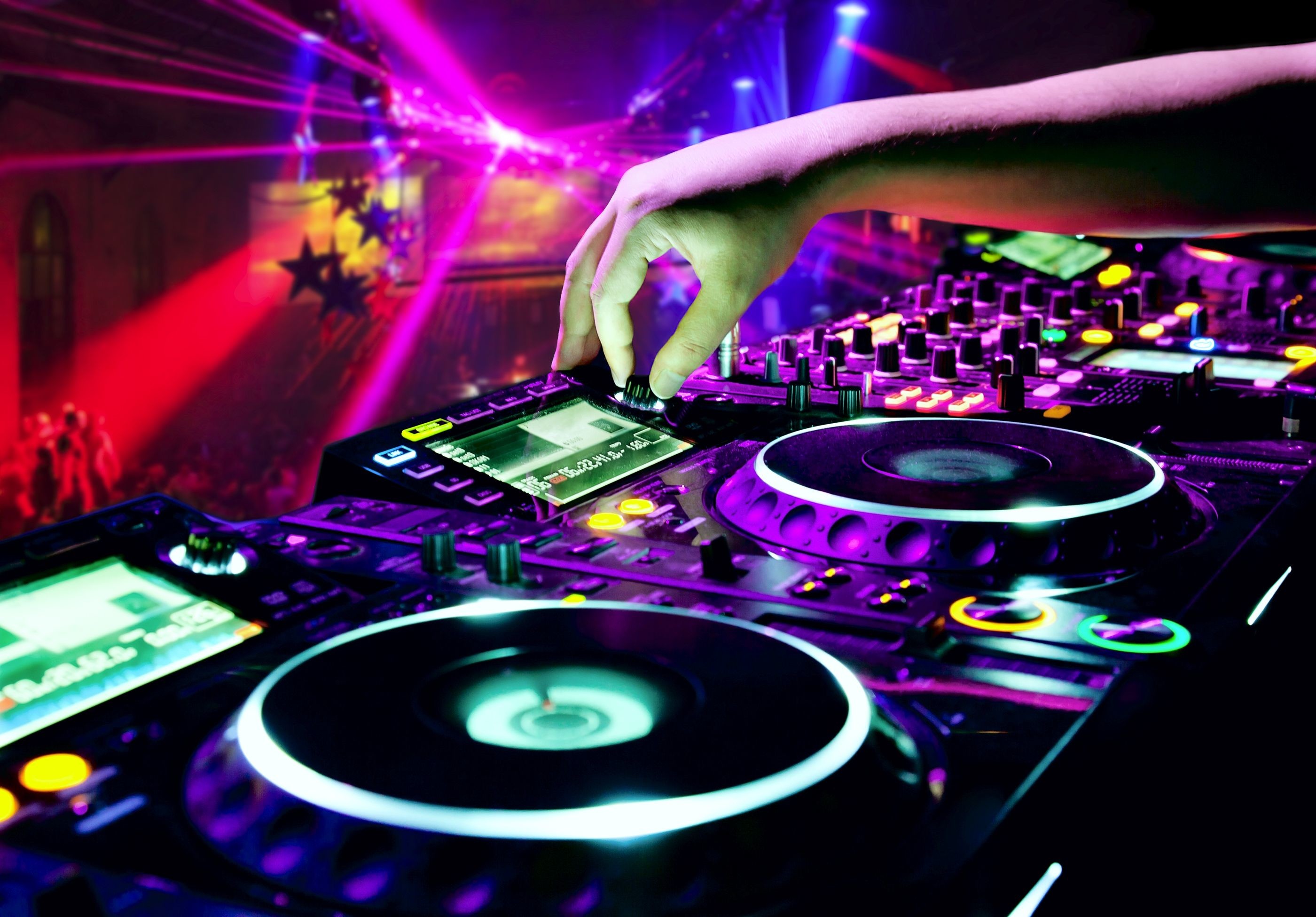 Neon Turntable Wallpaper Neon Turntables Data Src - Dj Decks ...