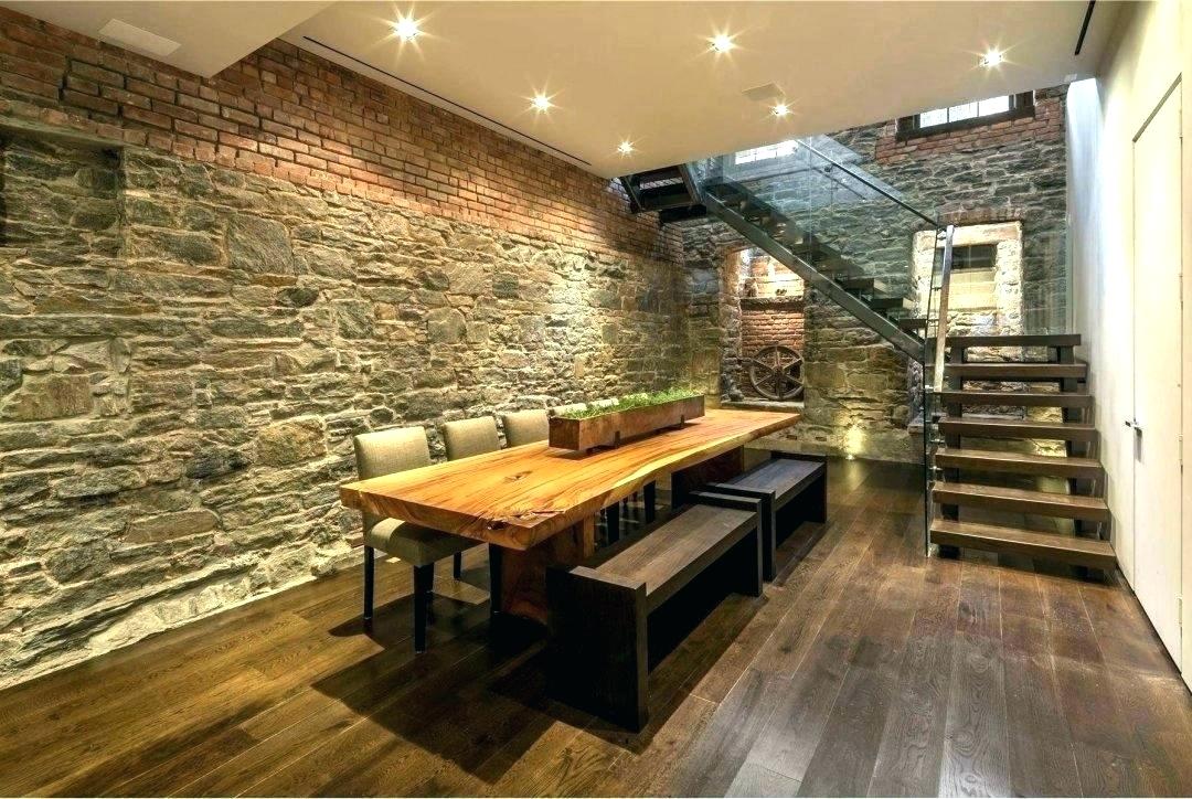 Faux Stone Wallpaper Interior Faux Stone Fake Stone - Dining Table For ...
