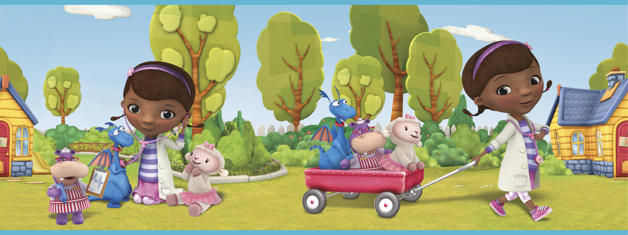 Doc Mcstuffins And Friends Room Border - 1280x480 Wallpaper - teahub.io