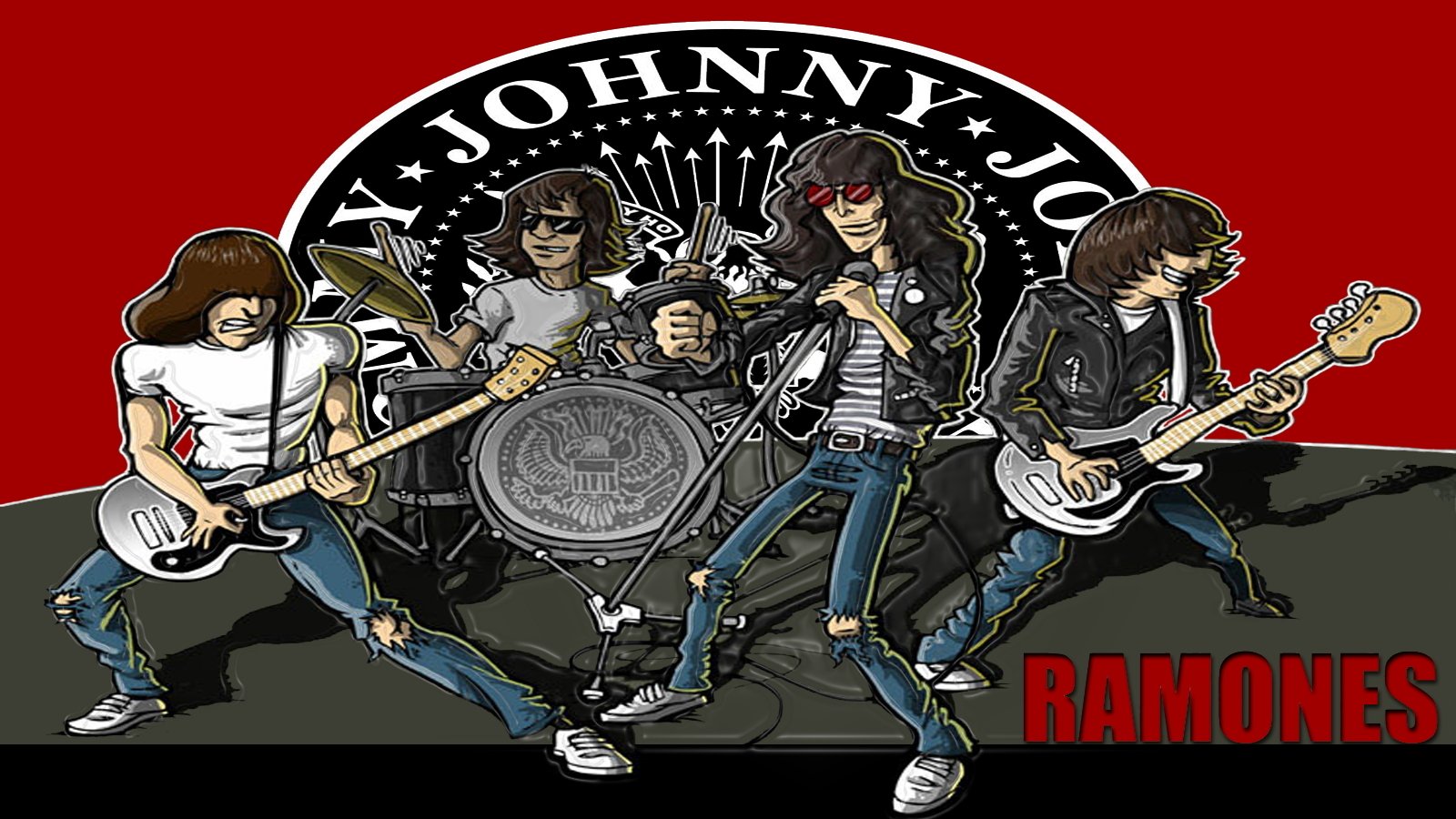 Ramones Background - 1600x900 Wallpaper - teahub.io
