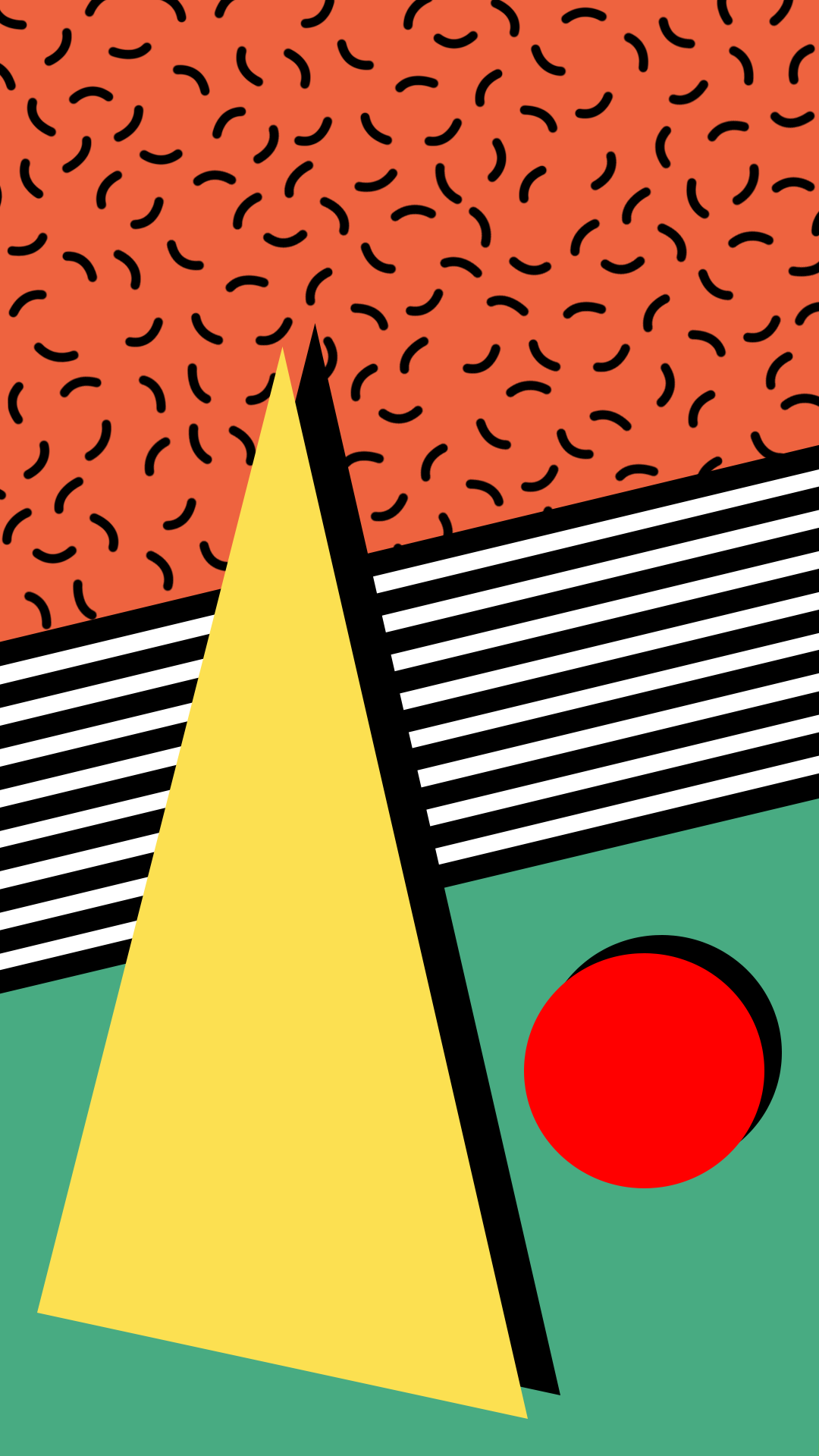 Retro Memphis - 1080x1920 Wallpaper - teahub.io