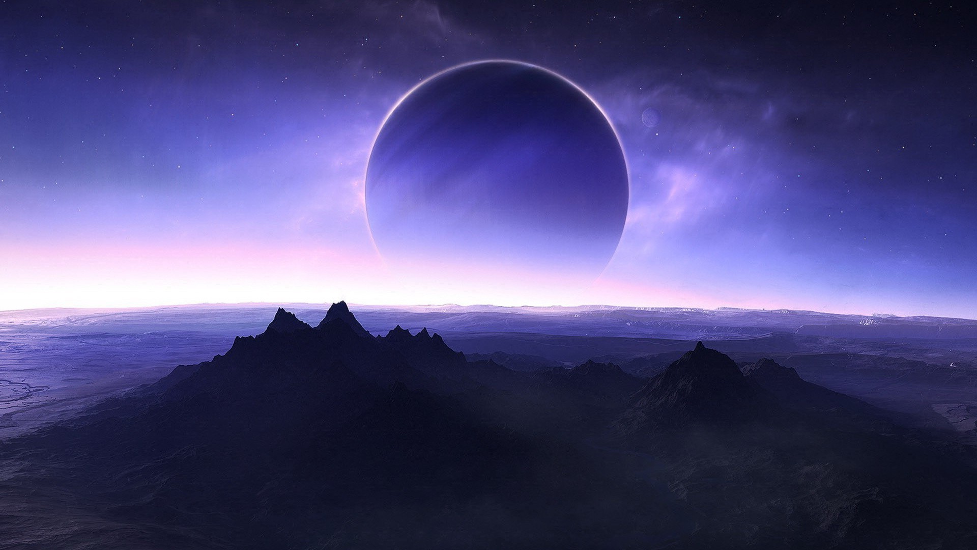 Solar Eclipse Background 1920x1080 Wallpaper