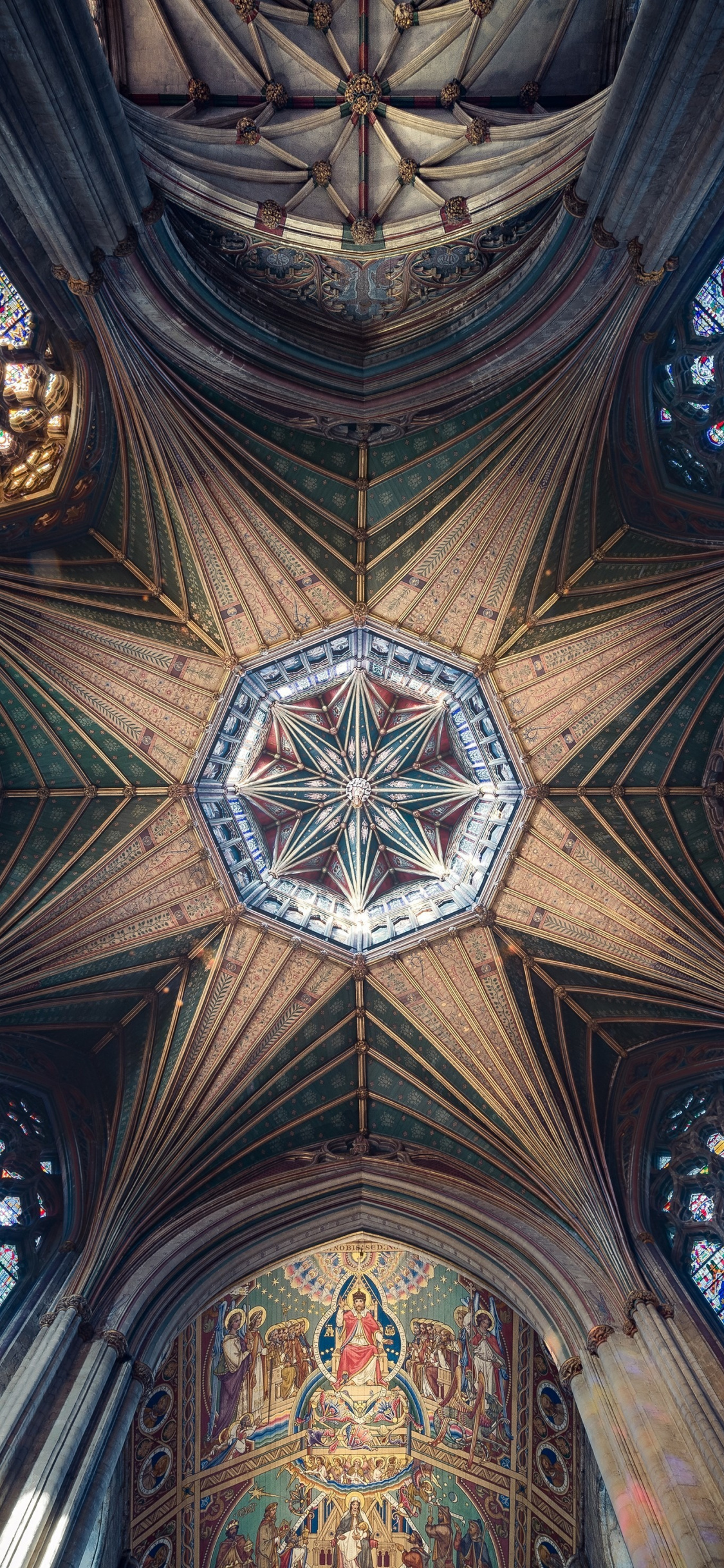 Ceiling, Cathedral, Symmetrical Interior, Architecture, - Ely Cathedral ...