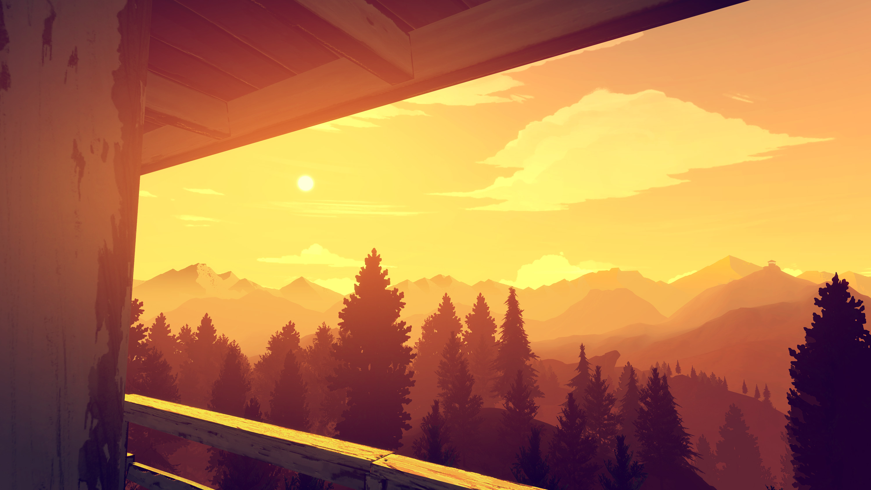 Firewatch Sunset - 3000x1688 Wallpaper - teahub.io