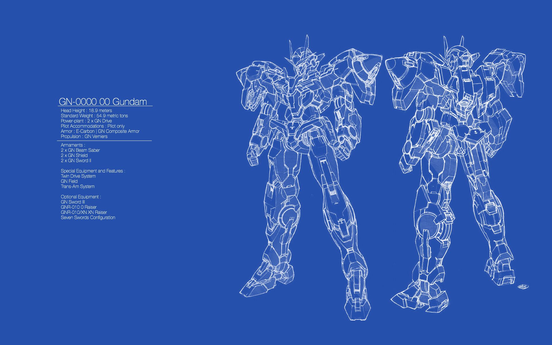 00 Gundam Blue Print Wallpapers - Gundam Blueprints - 1920x1200 ...