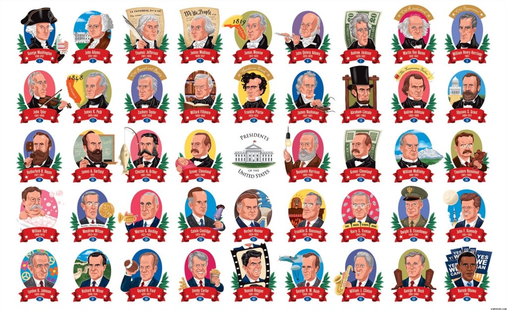 Presidents Day Wallpaper - Cute American Presidents - 1024x627 ...