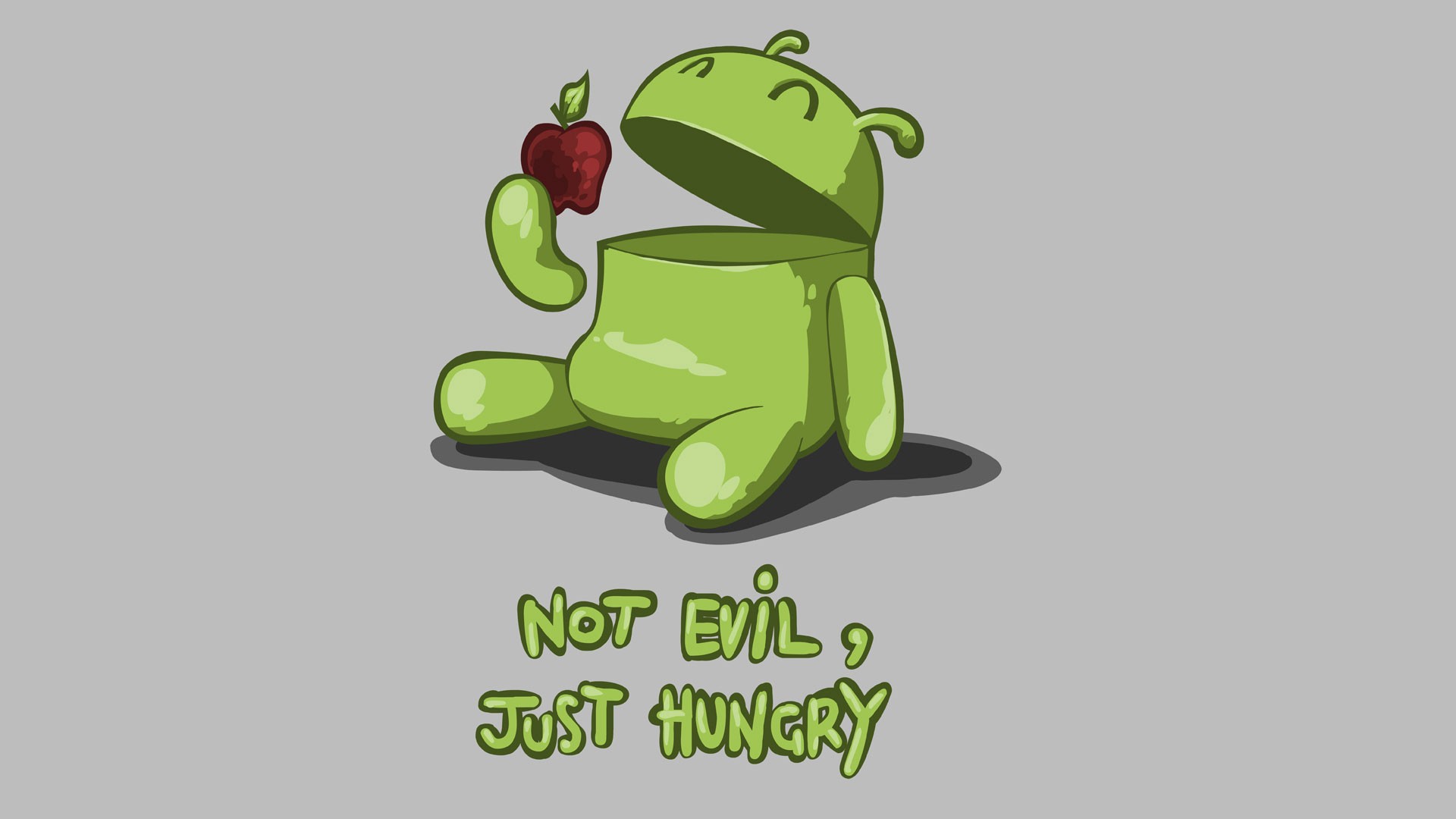 Android Eats Apple - 1920x1080 Wallpaper - teahub.io