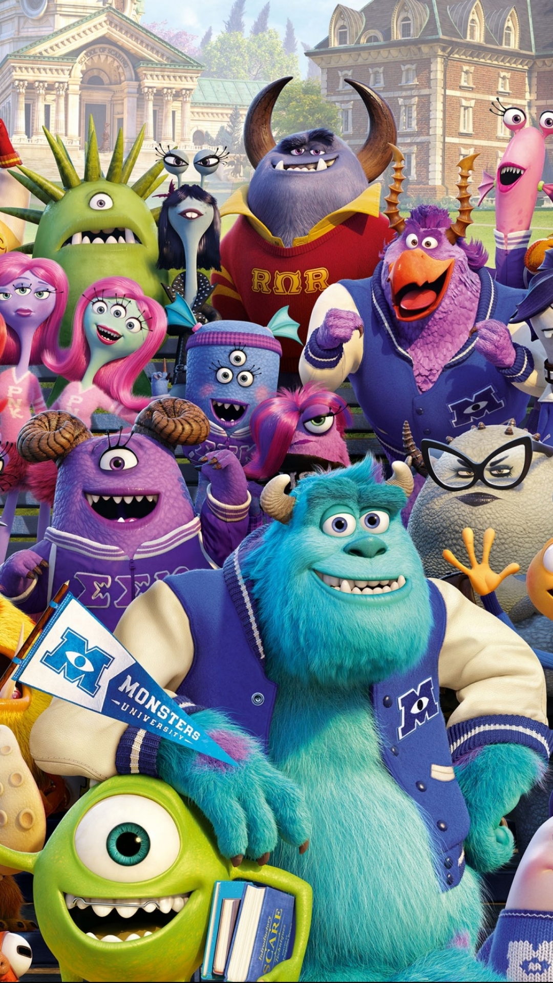 Monster University Wallpaper Android - 1080x1920 Wallpaper - teahub.io