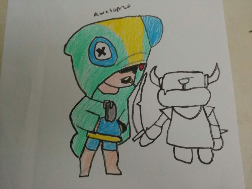 User Uploaded Image - Leon Brawl Stars Drawing - 1024x768 Wallpaper ...