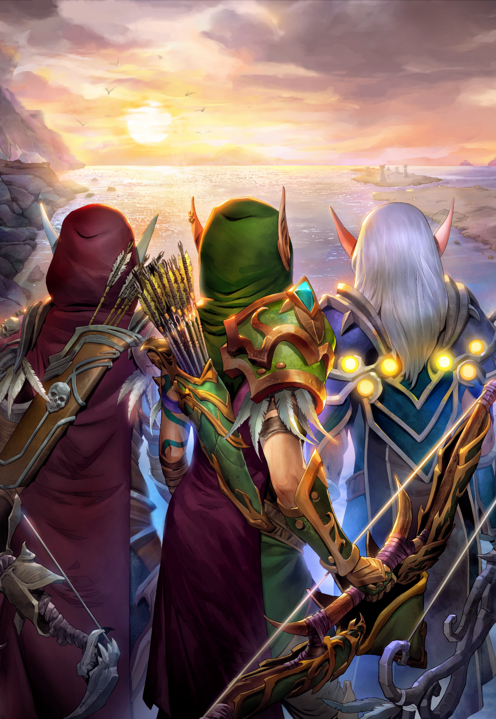 World Of Warcraft Windrunner Sisters - 1589x2304 Wallpaper - teahub.io