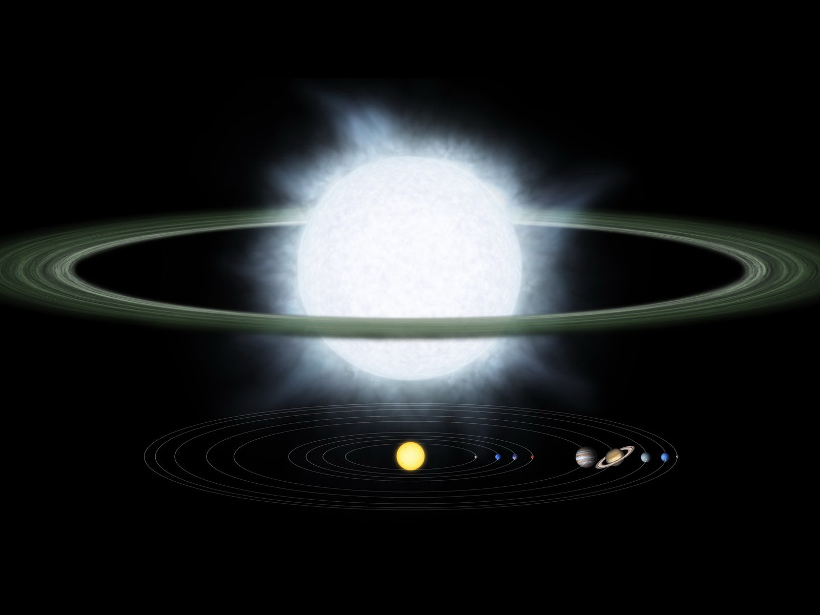 Dust Ring Around Hypergiant Star - 1600x1200 Wallpaper - teahub.io