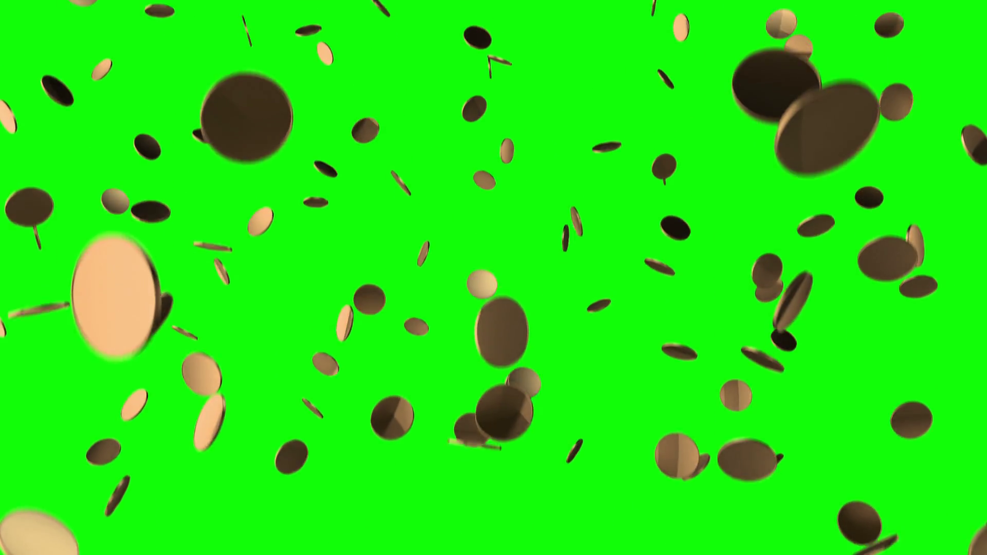 Green Screen Coins Falling - 1920x1080 Wallpaper - teahub.io