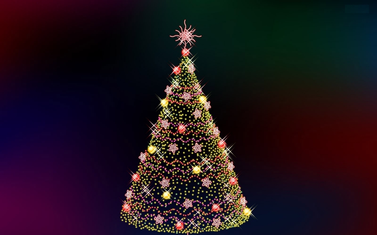 Wallpaper Lampu Pohon Natal - Christmas Tree Images Download - 1280x800 ...